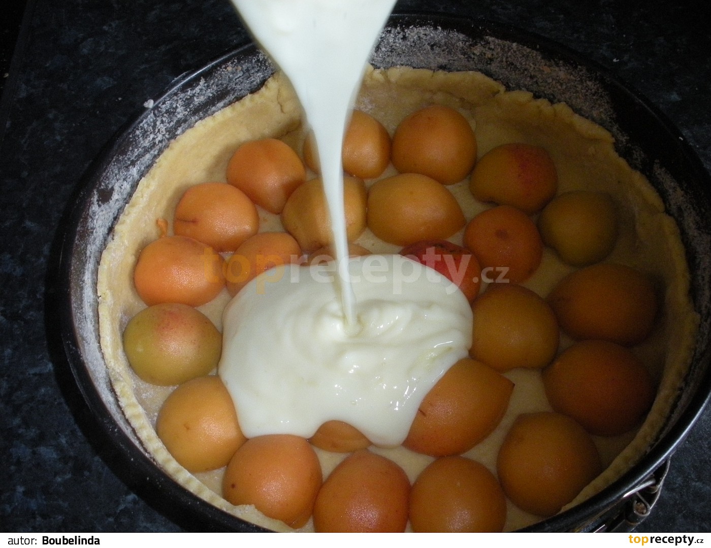 Mřížkový koláč Pavího Očka recept - TopRecepty.cz