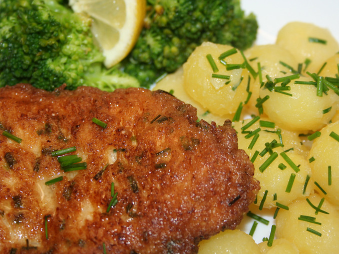 Obrácené řízky - TopRecepty.cz