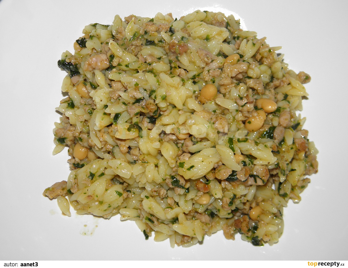 Těstovinové rizoto recept - TopRecepty.cz