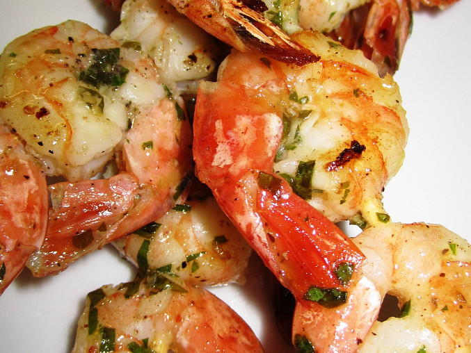 Grilované krevety - TopRecepty.cz