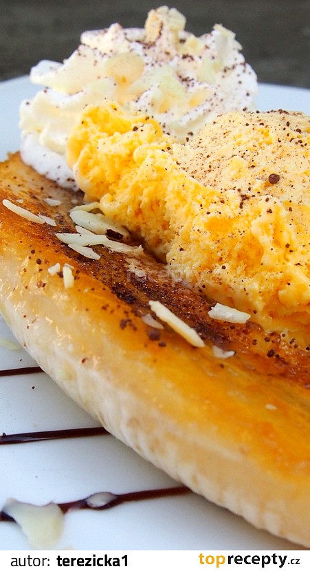 Karamelový grilovaný banán recept - TopRecepty.cz