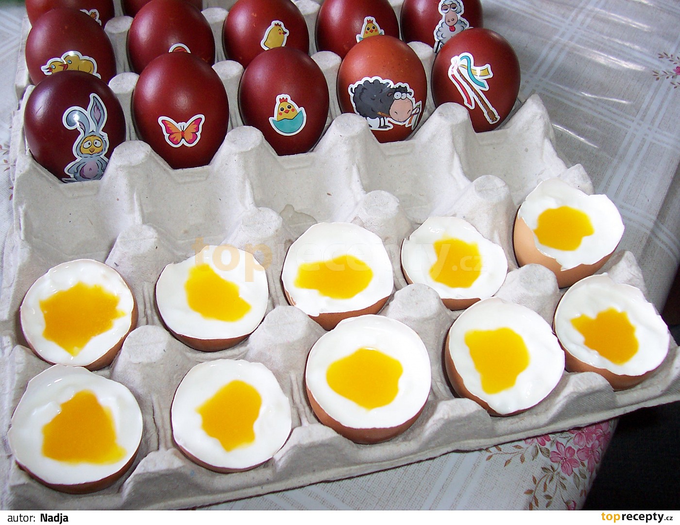 Velikonoční vajíčka sladká - TopRecepty.cz