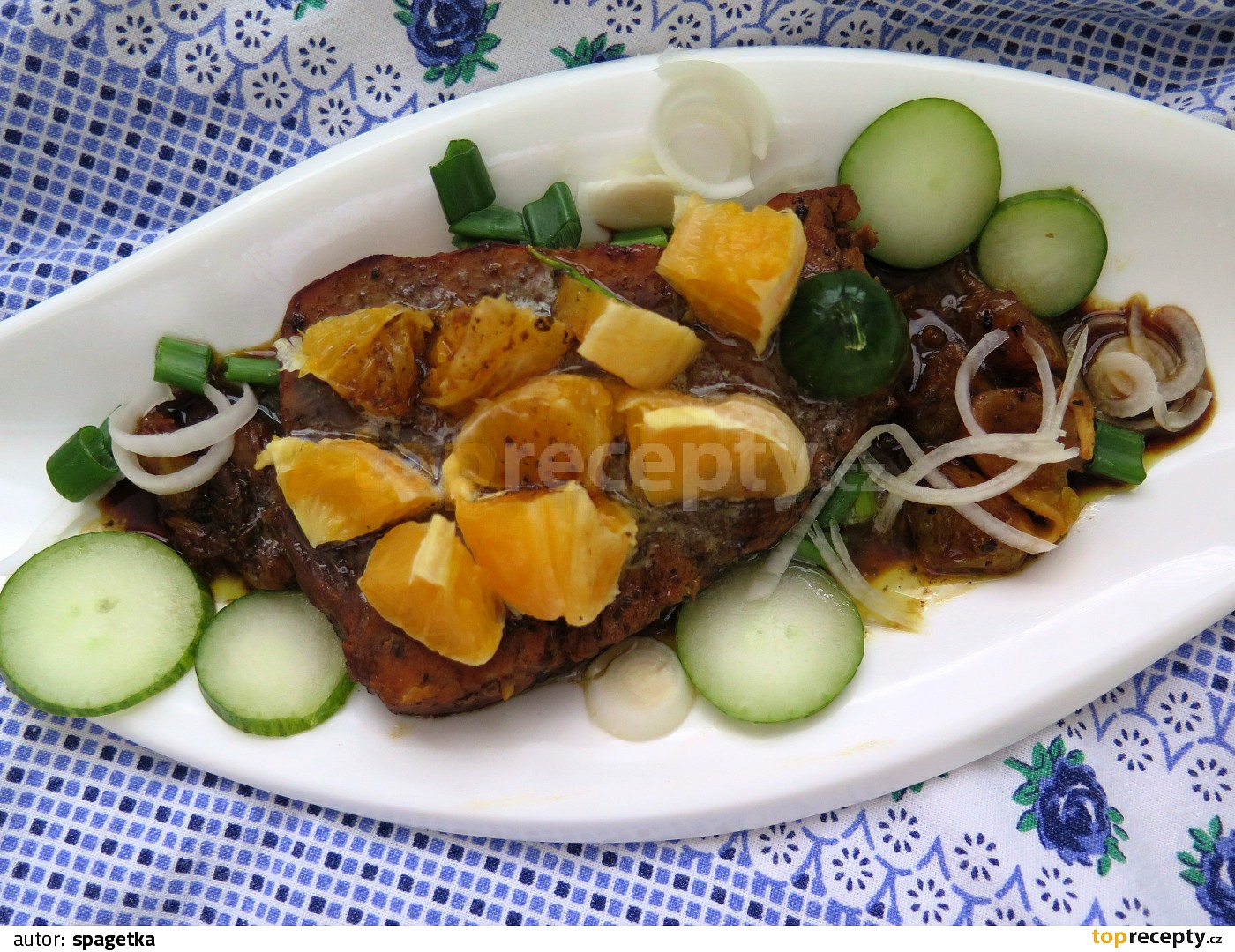 Mečoun v pomerančové zálivce recept - TopRecepty.cz