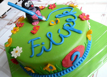 Dort krtek a pastelka pro Filípka. recept - TopRecepty.cz