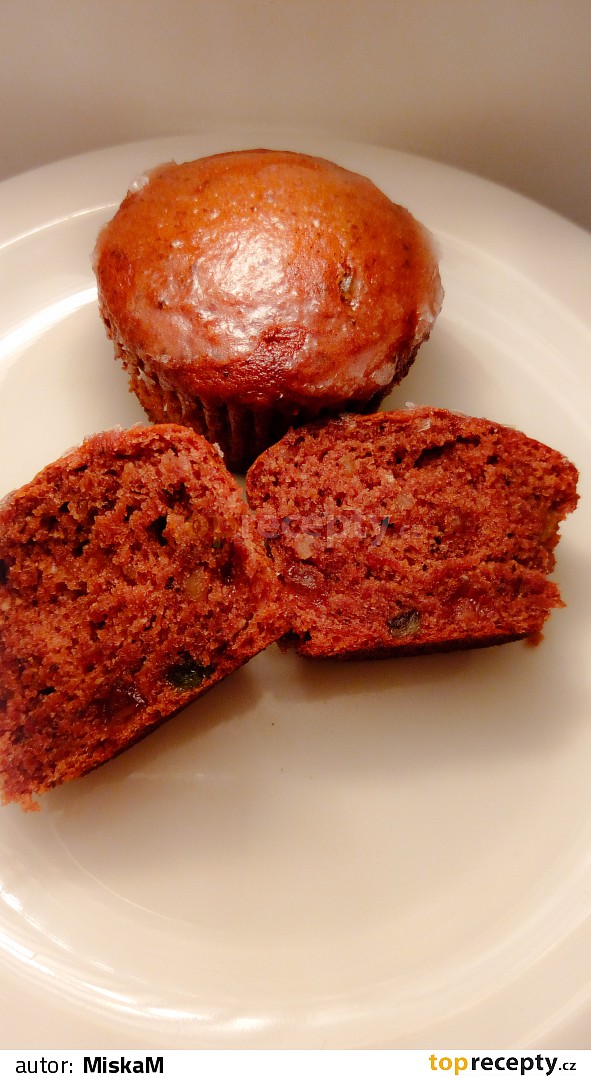 Perníkové muffiny s kandovaným ovocem a citronovou polevou recept ...