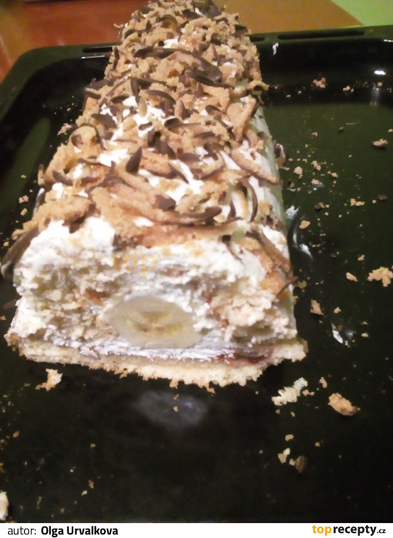 Roláda dvakrát banánová recept - TopRecepty.cz