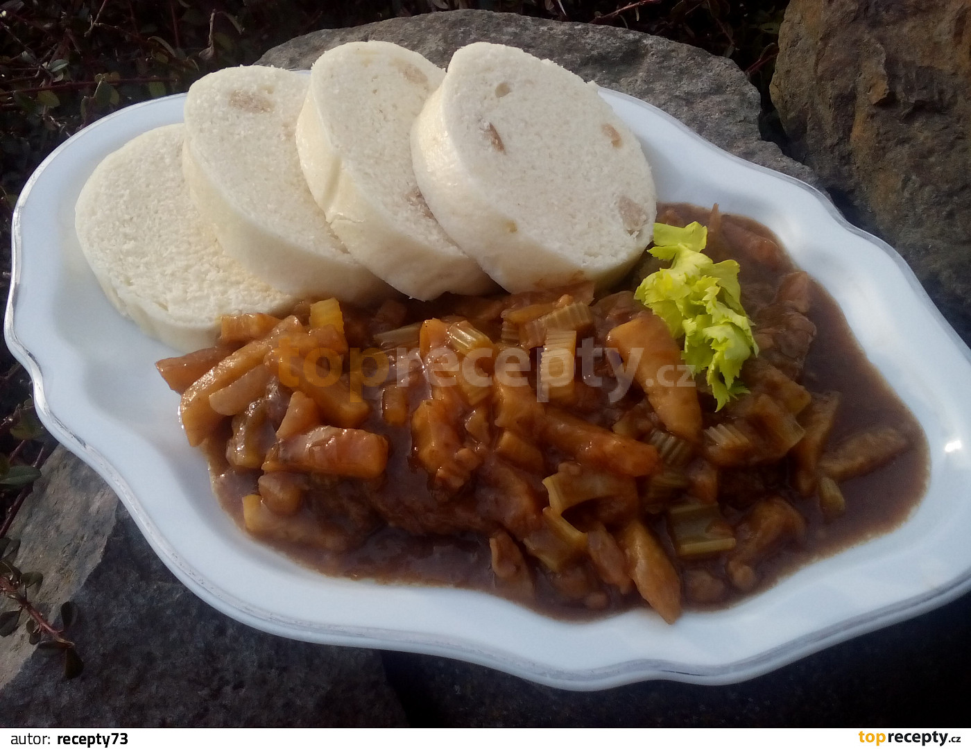 Celerové hovězí recept - TopRecepty.cz