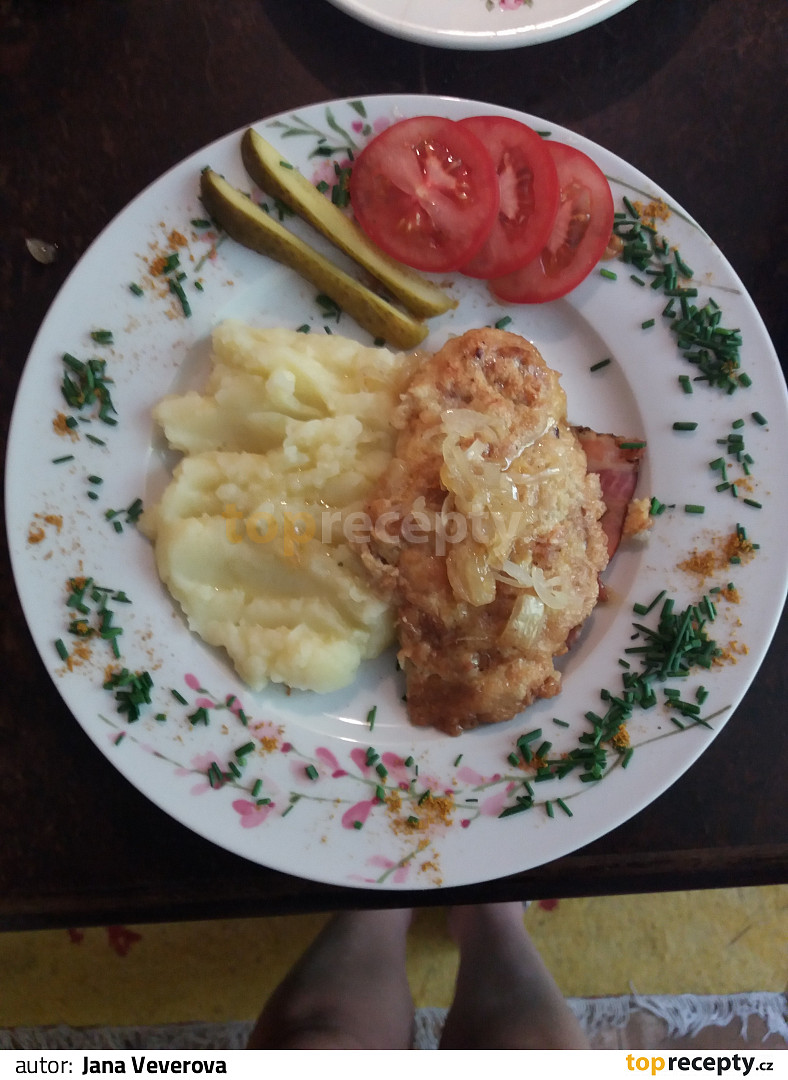 Obrácené řízky podle Veverky recept - TopRecepty.cz