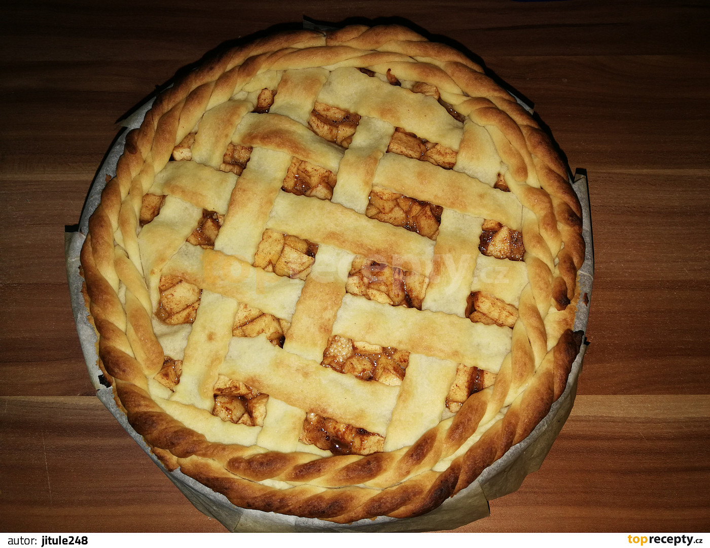Americký jablečný koláč - TopRecepty.cz