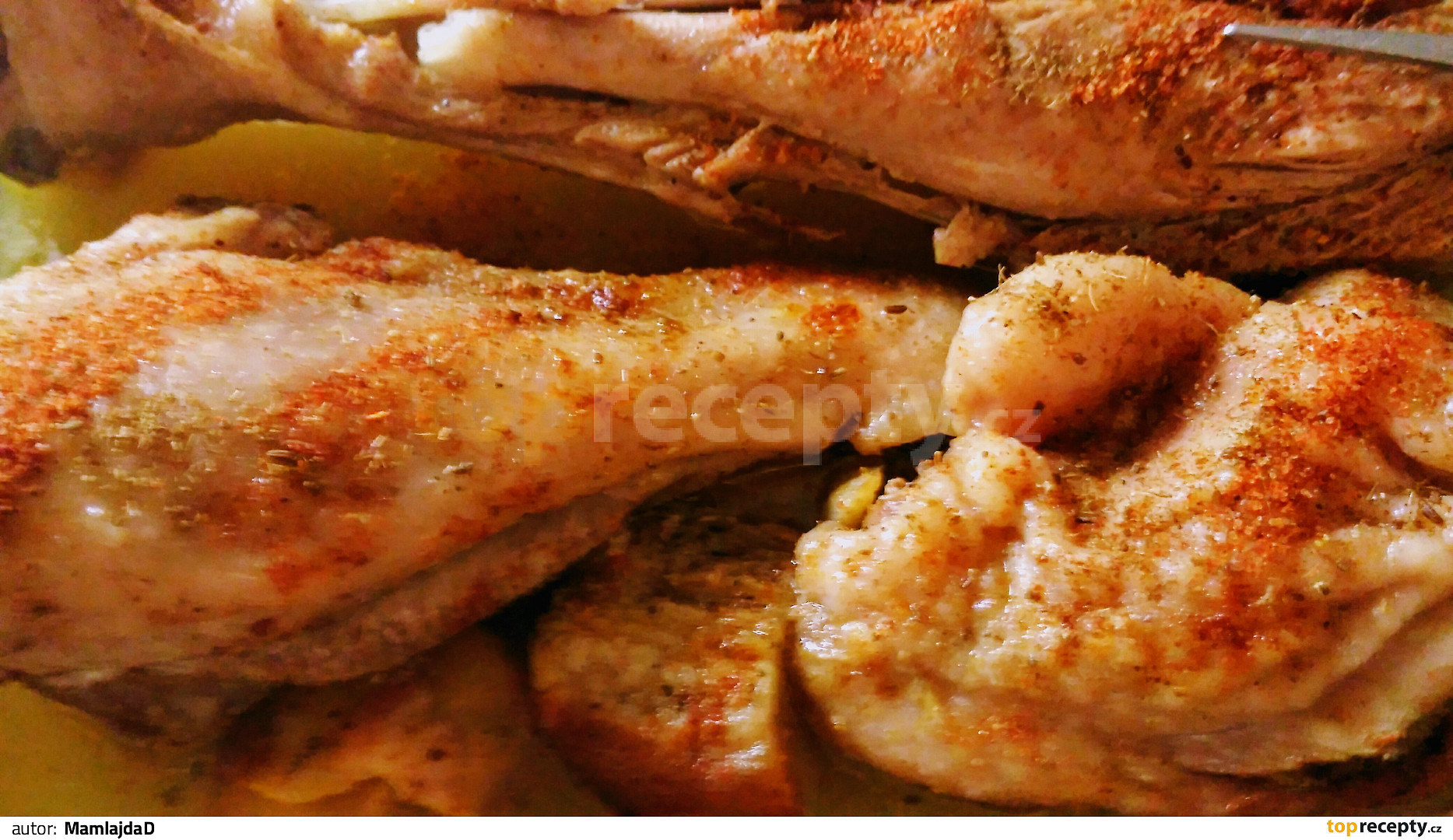 Jednoduchá pečená krůtí křídla recept - TopRecepty.cz