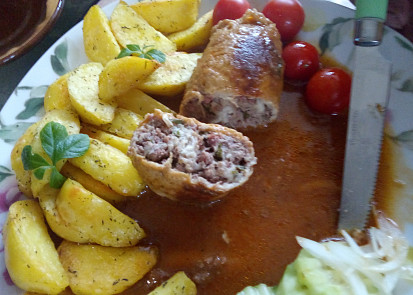 Kotleta s překvapením recept - TopRecepty.cz