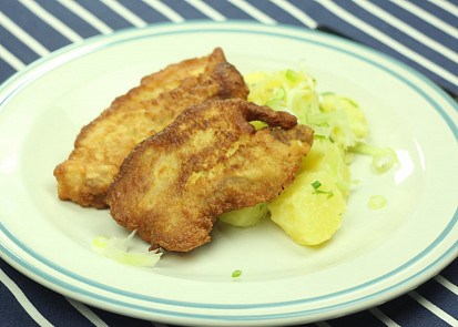 Obrácené řízky z bůčku - TopRecepty.cz