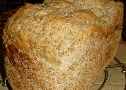 Makový chleba s kváskem a semínky recept - TopRecepty.cz