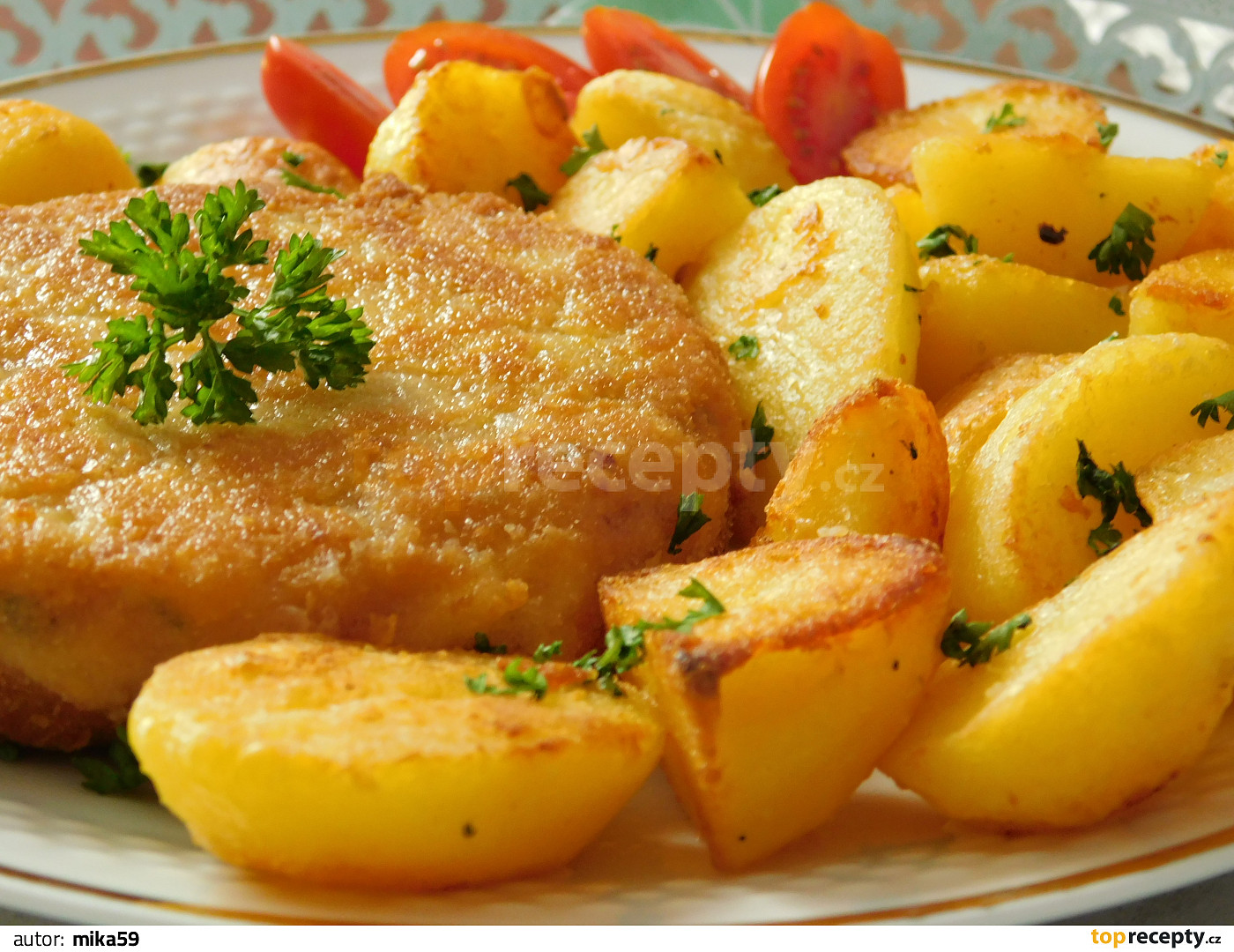 Kuřecí mletý řízek na způsob Cordon bleu - TopRecepty.cz